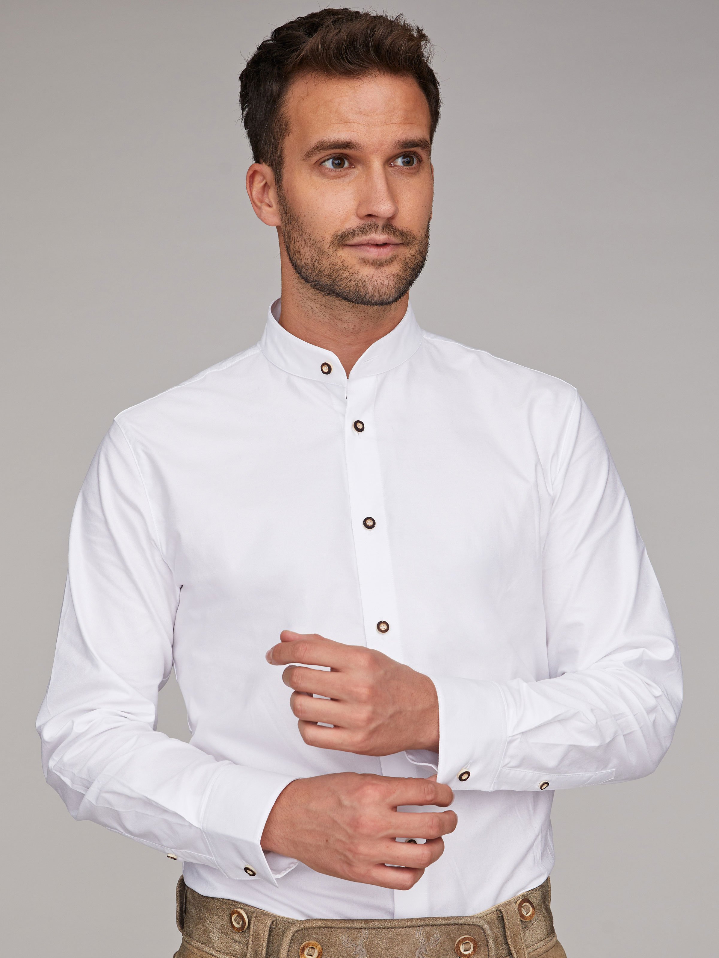 Weißes Trachtenhemd | LIMBERRY