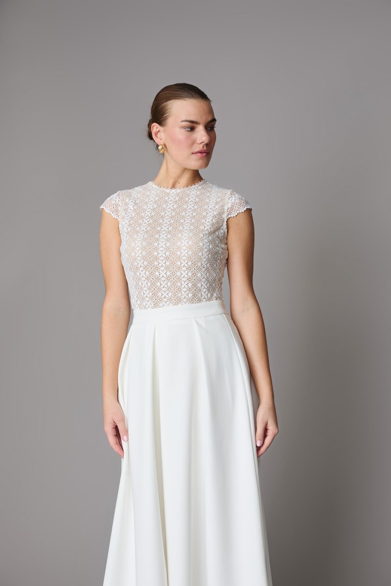 Edler Braut-Body aus Häkelspitze | LIMBERRY Bridal Studio