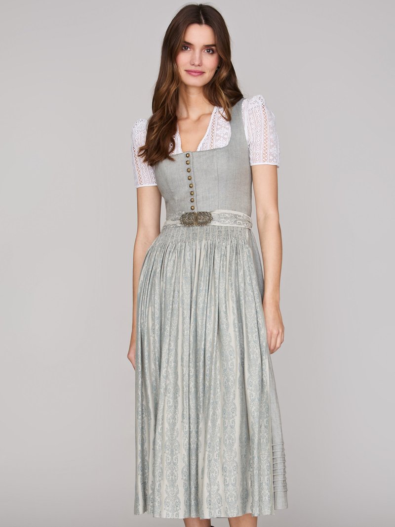 Salbeigrünes Stretch-Dirndl | GOTTSEIDANK